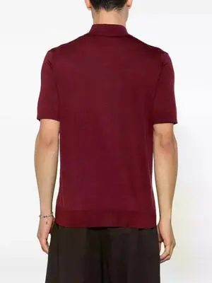 PAOLO PECORA Buttoned Panelled Polo Shirt