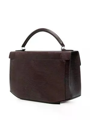 TOTEME Clip Lizard-embossed Tote Bag
