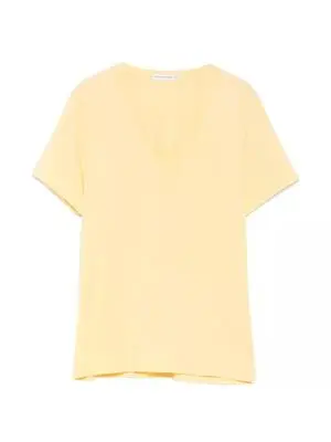 ANONYM APPAREL Romy V-neck T-shirt - Yellow