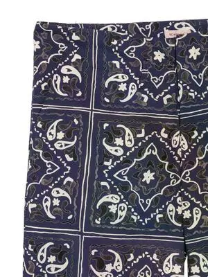 ROMEO GIGLI 1990s Paisley Print Trousers