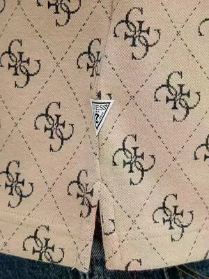 Guess Monogram-print Polo Shirt