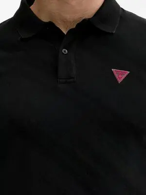 Guess Logo-patch Piqué Polo Shirt