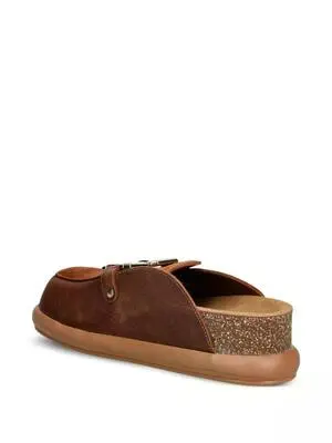 BOHONOMAD Buckle-detail Leather Mules