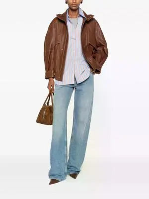 Nour Hammour Ariste Leather Jacket