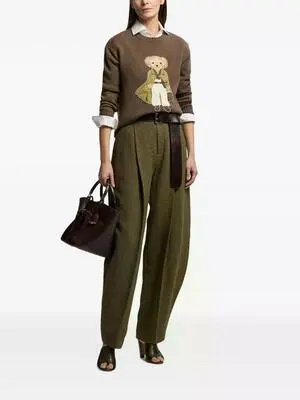 Ralph Lauren Polo Bear Cashmere Sweater - Brown