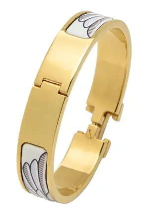 Hermès Enamel "h" Bracelet Pm