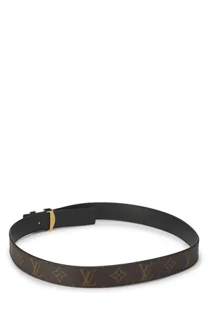 LOUIS VUITTON Monogrammed Initials Belt