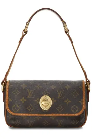 LOUIS VUITTON Monogram Canvas Tikal Shoulder Bag - Brown