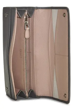 Prada Saffiano Continental Wallet
