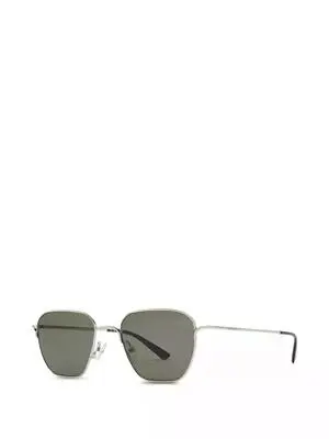 Alexander McQueen Geometric D-frame Sunglasses - Silver