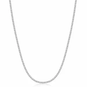 NIALAYA JEWELRY Mini Tennis Choker - Silver