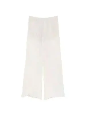 Enza Costa Plissé Palazzo Pants