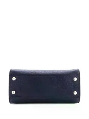 Fendi Selleria Peekaboo Iseeu Leather Petite Satchel - Blue