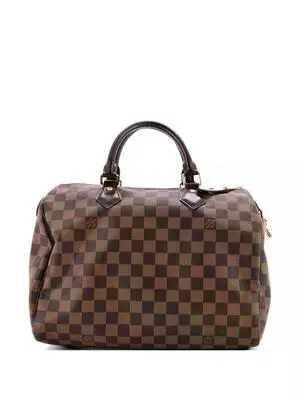 LOUIS VUITTON Speedy 30 Satchel Handbag - Brown