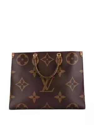 LOUIS VUITTON Giant Monogram Onthego Gm Tote Bag - Brown