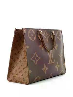 LOUIS VUITTON Giant Monogram Onthego Gm Tote Bag - Brown