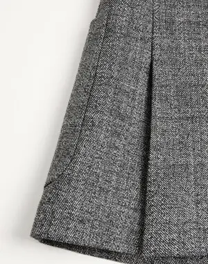 Valentino Garavani Single-breasted Mouliné Wool Jacket