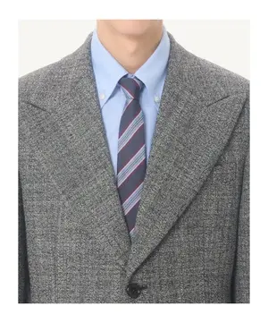 Valentino Garavani Single-breasted Mouliné Wool Jacket