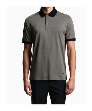 Emporio Armani Patterned Polo Shirt