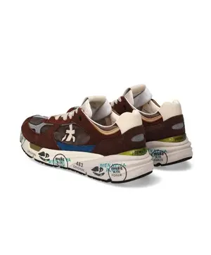 Premiata Lace-up Sneakers With Logo Detailing