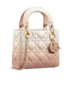Dior Lady Mini Handbag - Nude