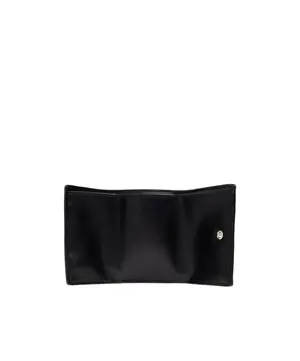 Furla Idea Logo Plaque Small Wallet - Black