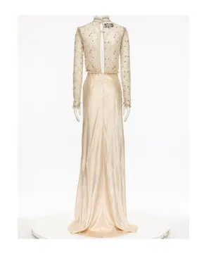 Valentino Garavani Embellished Long Sleeve Dress