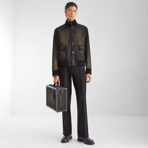 Fendi Ff Jacquard Suitcase