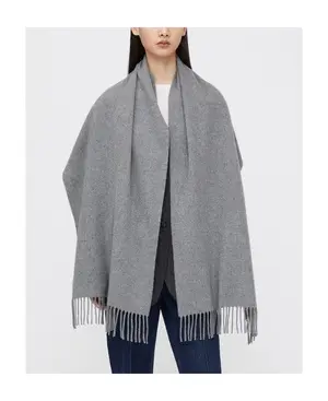 TOTEME Fringed-edge Knitted Scarf
