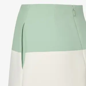 Fendi High-waisted Flared Mini Skirt