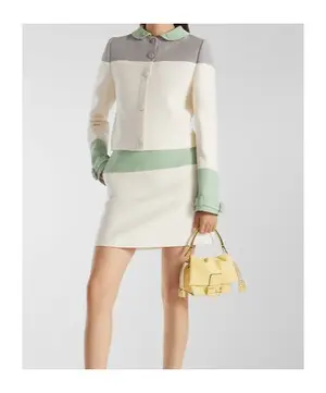 Fendi High-waisted Flared Mini Skirt