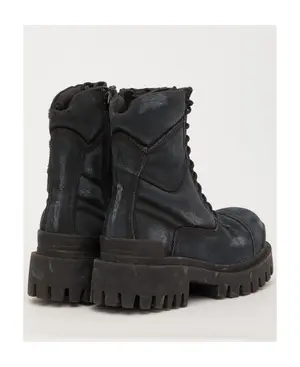 Balenciaga Worn-out Effect Combat Boots