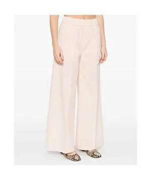 FORTE_FORTE Wide Leg Elastic Waist Pants