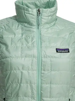 Patagonia Quilted Sleeveless Stand Collar Vest - Green