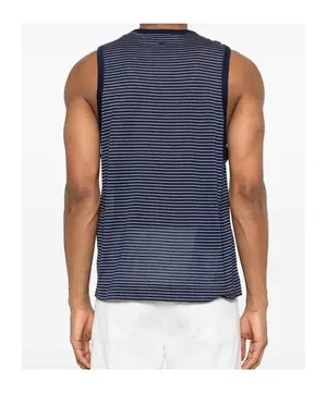 AMI Paris Striped Tank Top