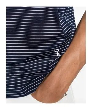 AMI Paris Striped Tank Top