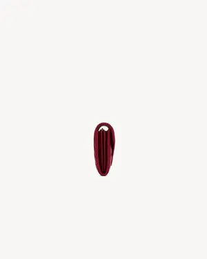 Saint Laurent Cassandre Large Flap Wallet In Lambskin - Deep Red