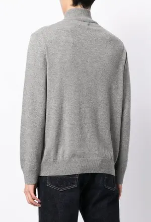 Polo Ralph Lauren Half-zip Jumper With Embroidered Pony - Gray