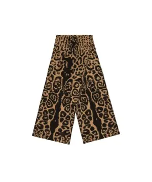 Fendi Beige And Black Leo Wool Scarf - Multicolour