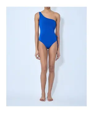 Max Mara Asymmetrical One-shoulder Swimsuit