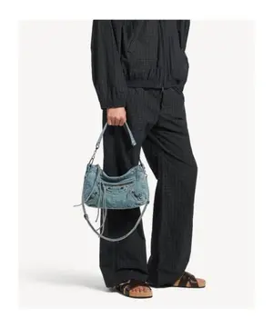 Balenciaga Le City Moto Small Shoulder Bag