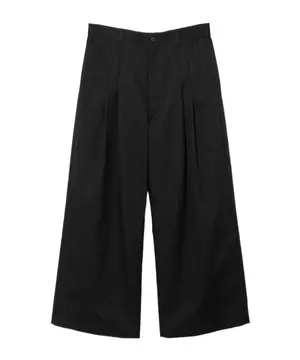 Comme Des Garçons Casual Pants With Belt Loops - Black