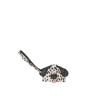 Fendi Best Friends Forever Dog-head Strap Card Case - Multicolour