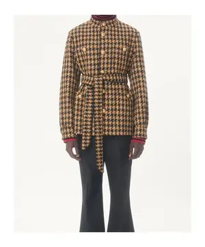 Valentino Garavani Houndstooth Wool Jacket