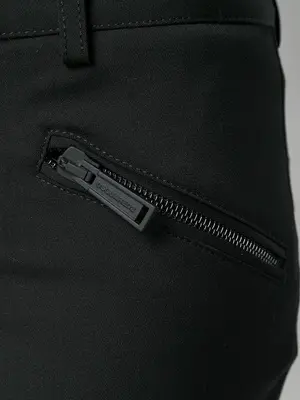 Dsquared2 Skinny Cropped Trousers With Zip Pockets