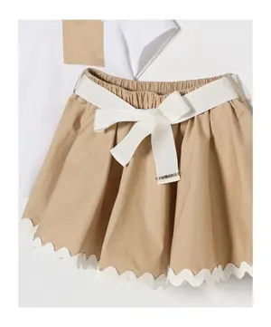 TWINSET Bow Embellished Skirt Set