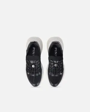 Pinko Ariel Lace-up Panelled Sneakers