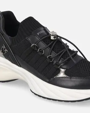 Pinko Ariel Lace-up Panelled Sneakers