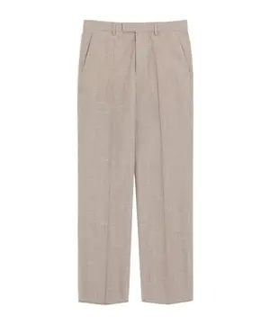 Valentino Garavani Boutonné Wool Trousers