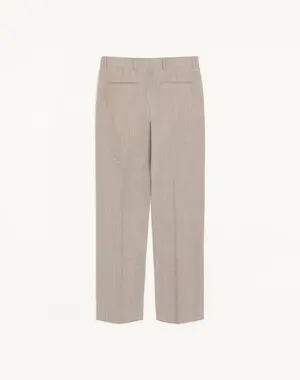 Valentino Garavani Boutonné Wool Trousers